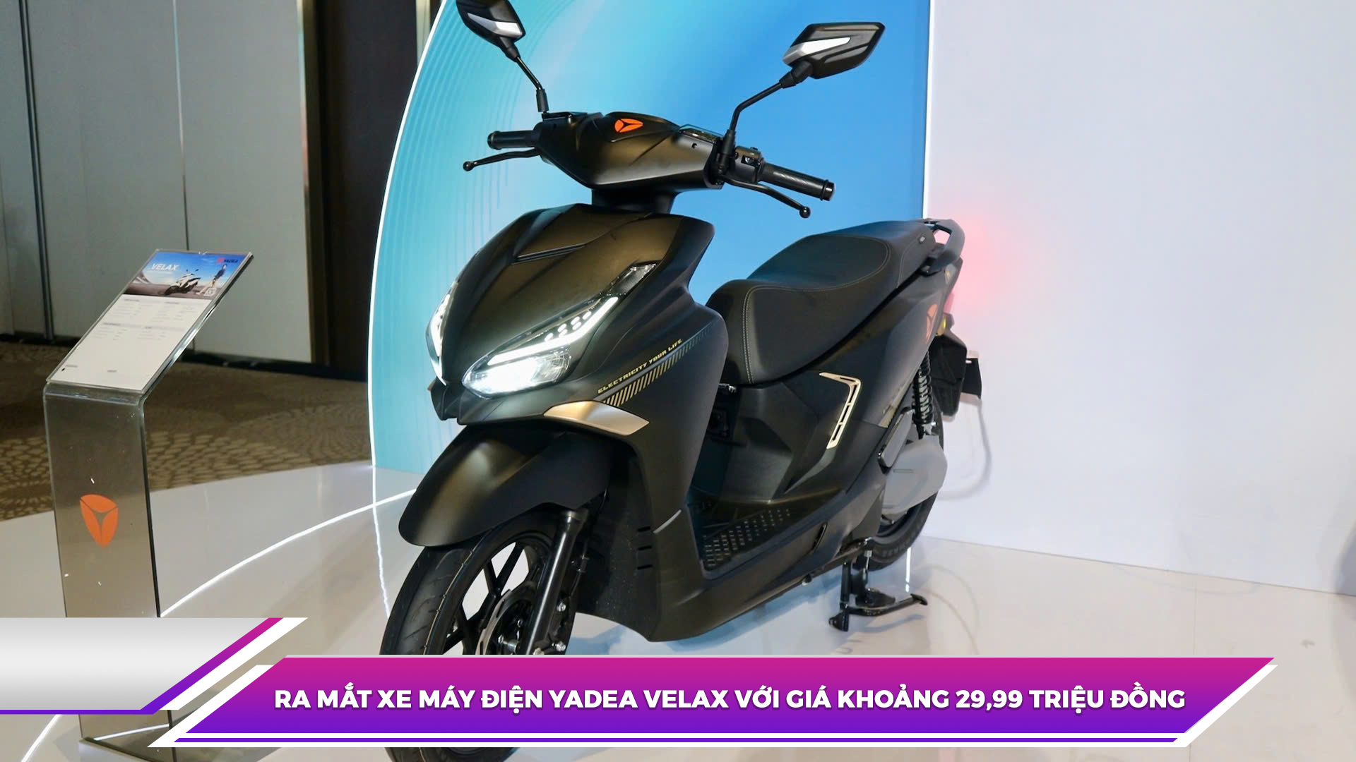 Ra mắt xe máy điện Yadea Velax với giá khoảng 29,99 triệu đồng